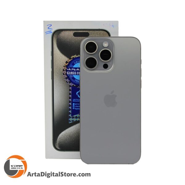 اپل آیفون Apple iPhone 15 Pro Max 256GB CH/A Natural Titanium رجیستر ...